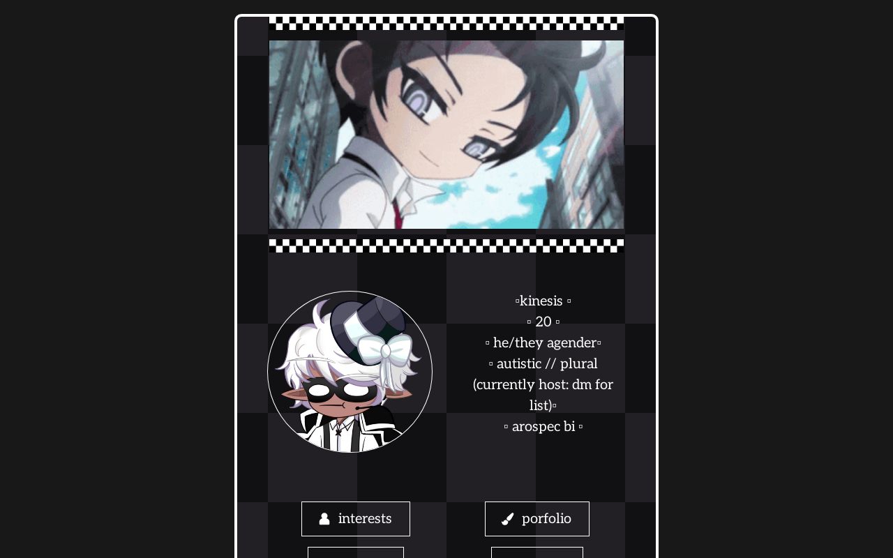 hey. heyo. i'm kinesis.